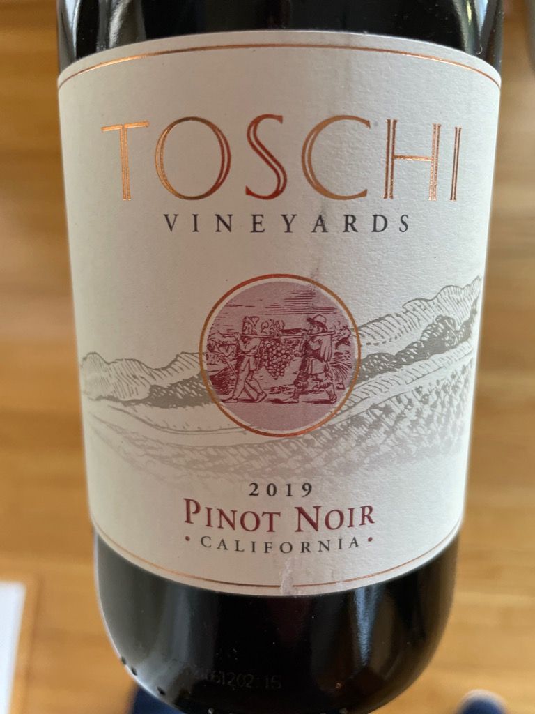 2019 Toschi Vineyards Pinot Noir, USA, California, Central Valley, San ...