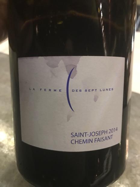2014 Jean Delobre St. Joseph La Ferme des Sept Lunes - Chemin Faisant ...