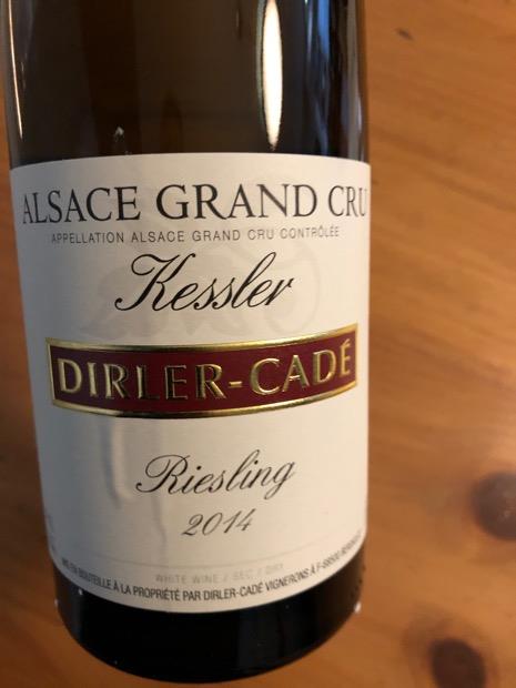 2017 Dirler-Cade Riesling Kessler, France, Alsace, Alsace Grand Cru ...