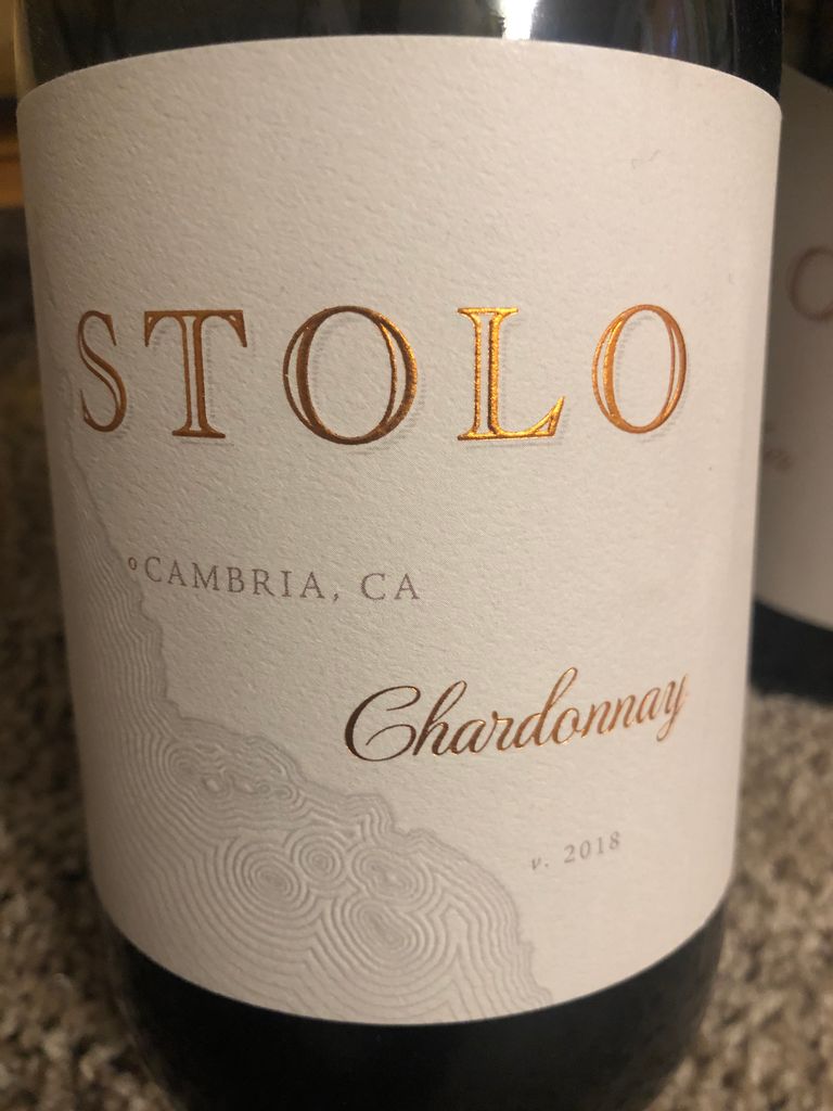 2017 Stolo Family Vineyards Chardonnay Estate, USA, California, Central ...