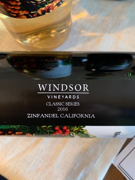 2016 Windsor Vineyards Zinfandel California, USA, California ...