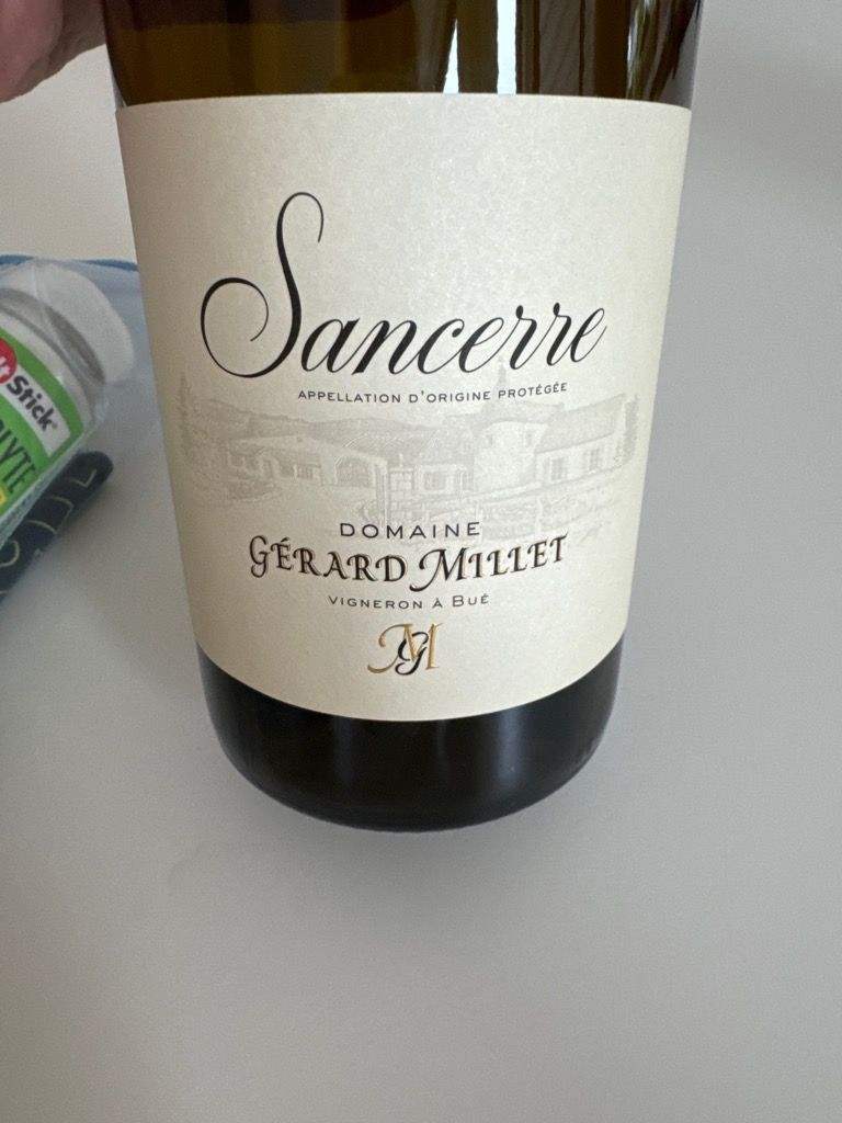 2023 Domaine Gérard Millet Sancerre, France, Loire Valley, Upper Loire ...
