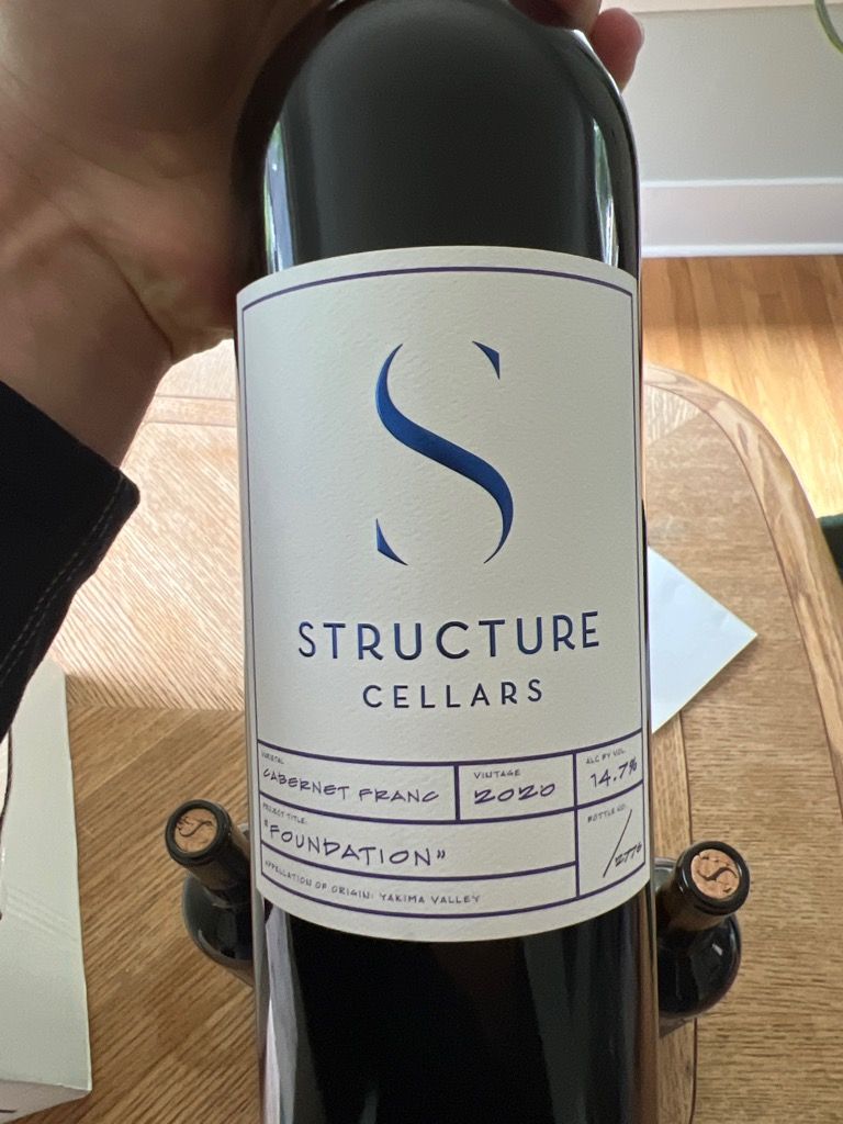 2021 Structure Cellars Cabernet Franc Foundation, USA, Washington ...
