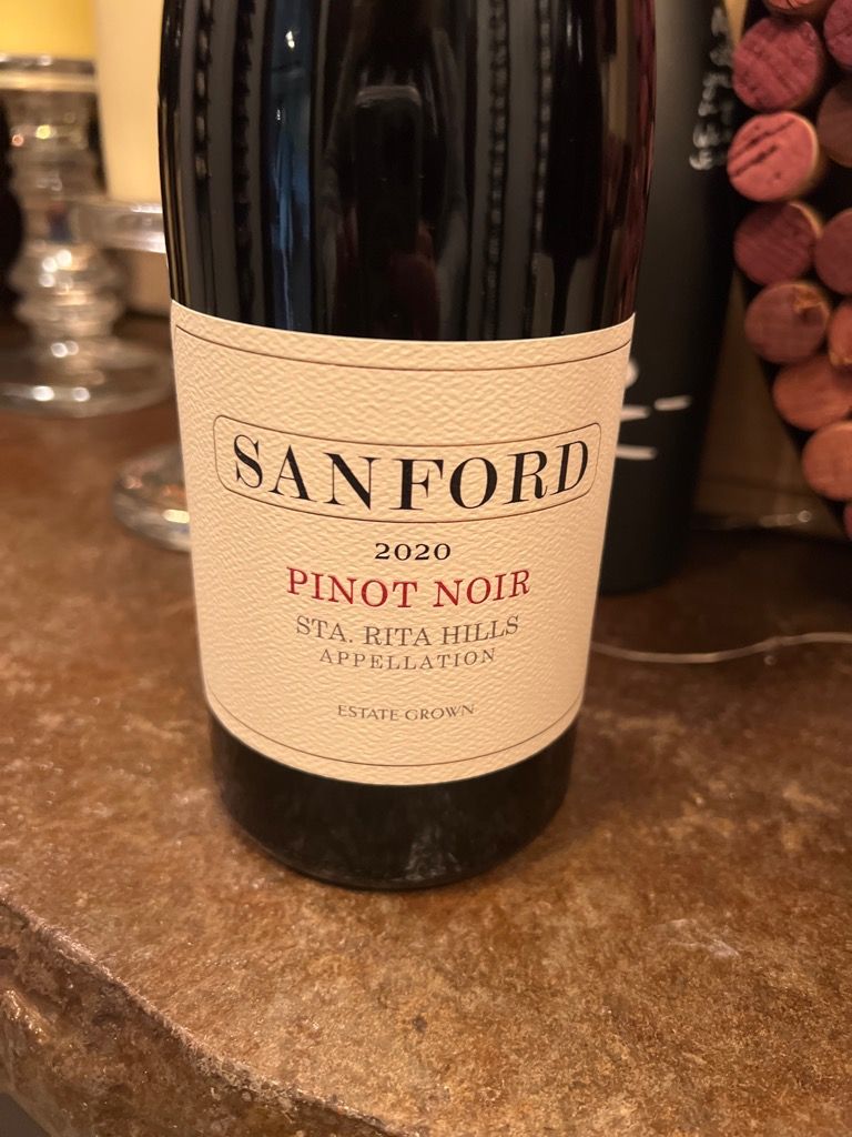 2020 Sanford Pinot Noir Sanford & Benedict Vineyard, USA, California ...