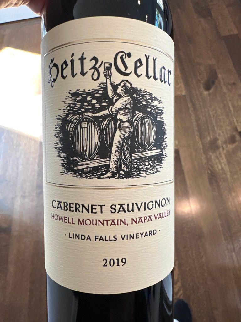 2019 Heitz Cellar Cabernet Sauvignon Linda Falls, USA, California, Napa Valley, Howell Mountain ...