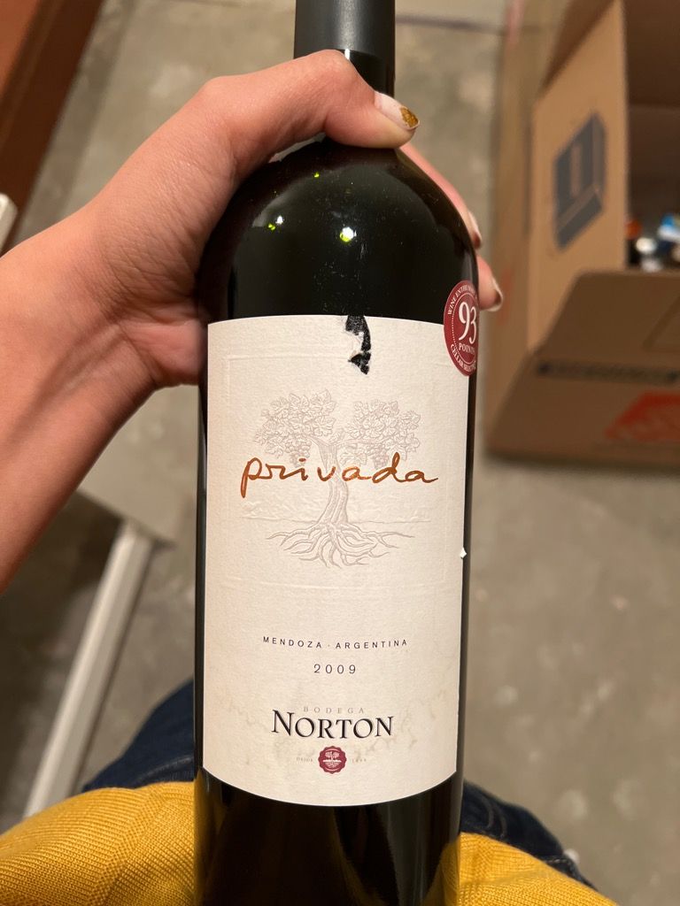 2009 Bodega Norton Privada Family Blend Lujan de Cuyo, Argentina ...