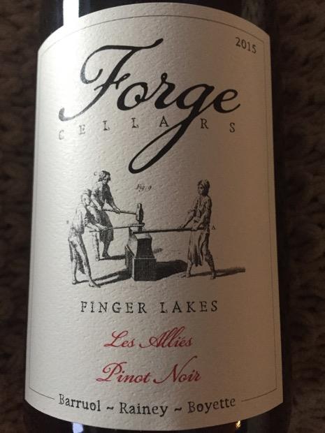 2017 Forge Cellars Pinot Noir, USA, New York, Finger Lakes, Seneca Lake ...