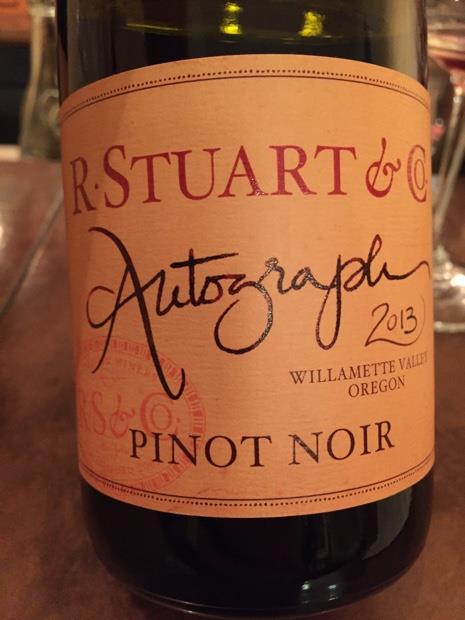 2013 R. Stuart & Co. Pinot Noir Autograph, USA, Oregon, Willamette ...