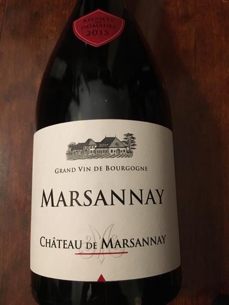 2013 Domaine du Château de Marsannay Marsannay Les Grandes Vignes ...