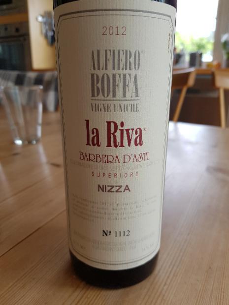 2012 Alfiero Boffa Barbera d'Asti Superiore la Riva, Italy, Piedmont ...