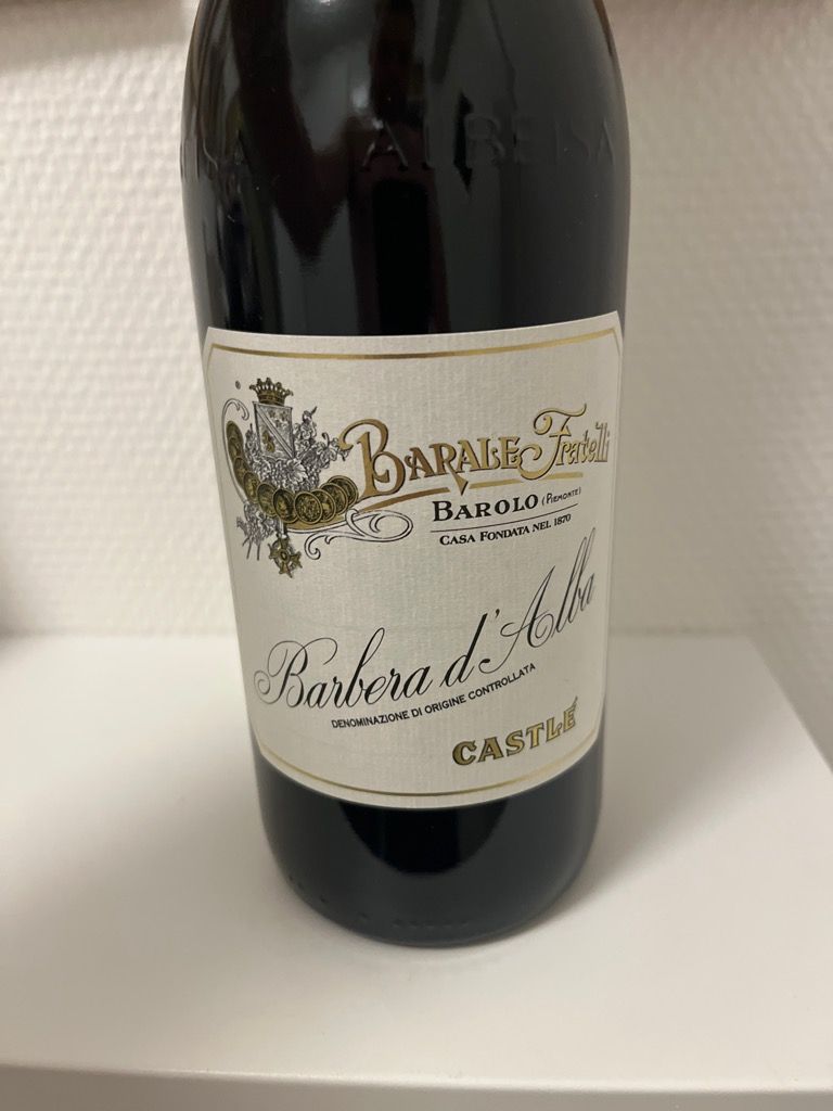 2022 Fratelli Barale Barbera d'Alba Vigna Castlè, Italy, Piedmont, Alba ...