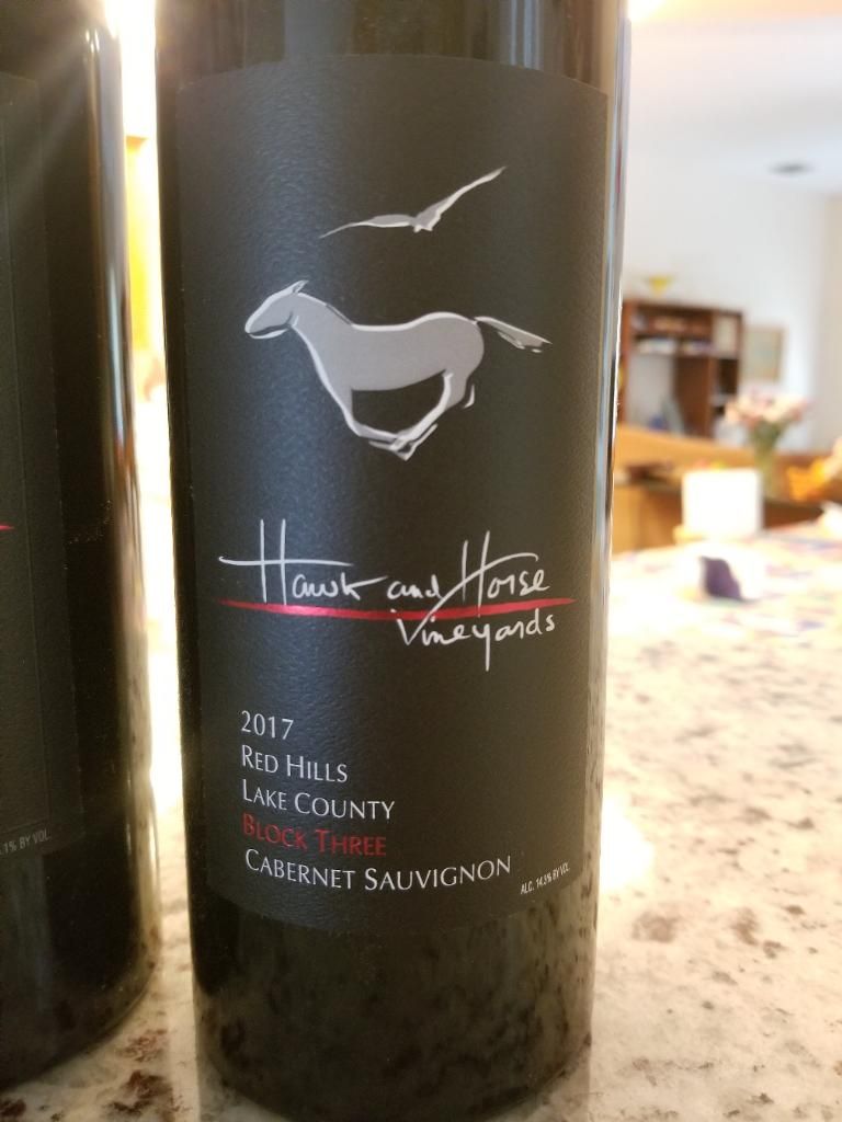 2017 Hawk and Horse Vineyards Cabernet Sauvignon Block Three, USA ...