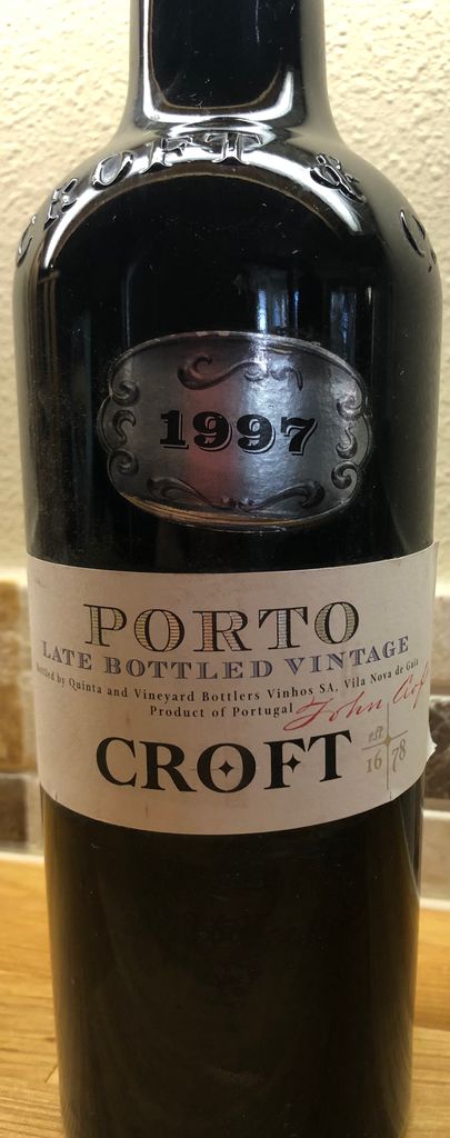 1997 Croft Porto Late Bottled Vintage, Portugal, Douro, Porto ...