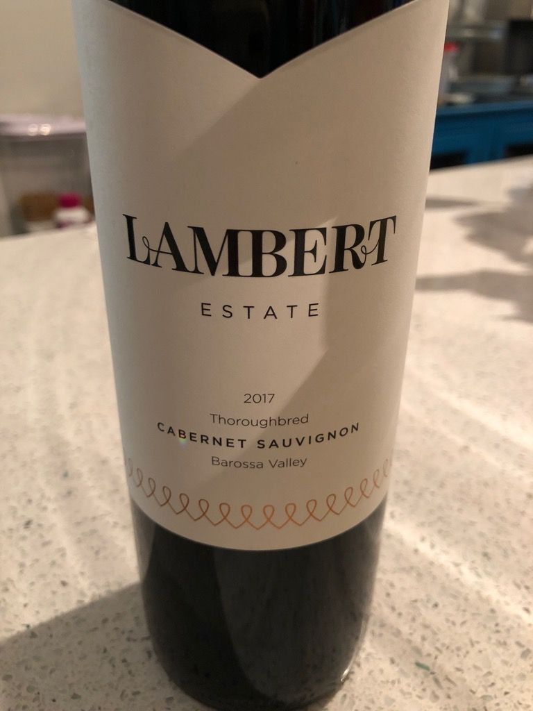 2017 Lambert Estate Cabernet Sauvignon Thoroughbred, Australia, South ...