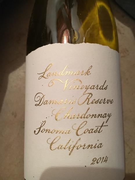 2014 Landmark Chardonnay Damaris Reserve, USA, California, Sonoma ...