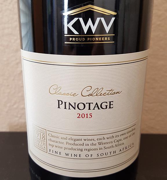 2015 KWV Pinotage Classic Collection, South Africa, Western Cape ...