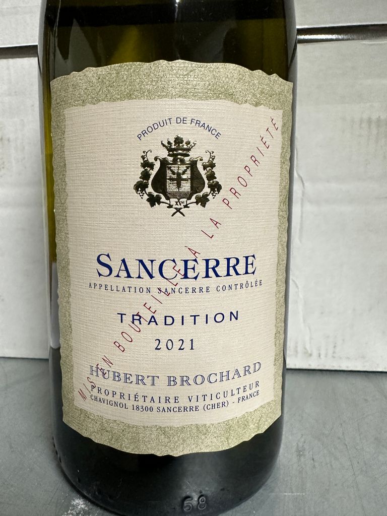 2021 Hubert Brochard Sancerre Tradition, France, Loire Valley, Upper ...