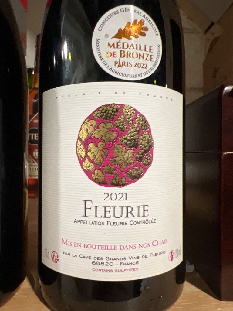 2021 Cave des Producteurs des Grands Vins de Fleurie Fleurie, France ...