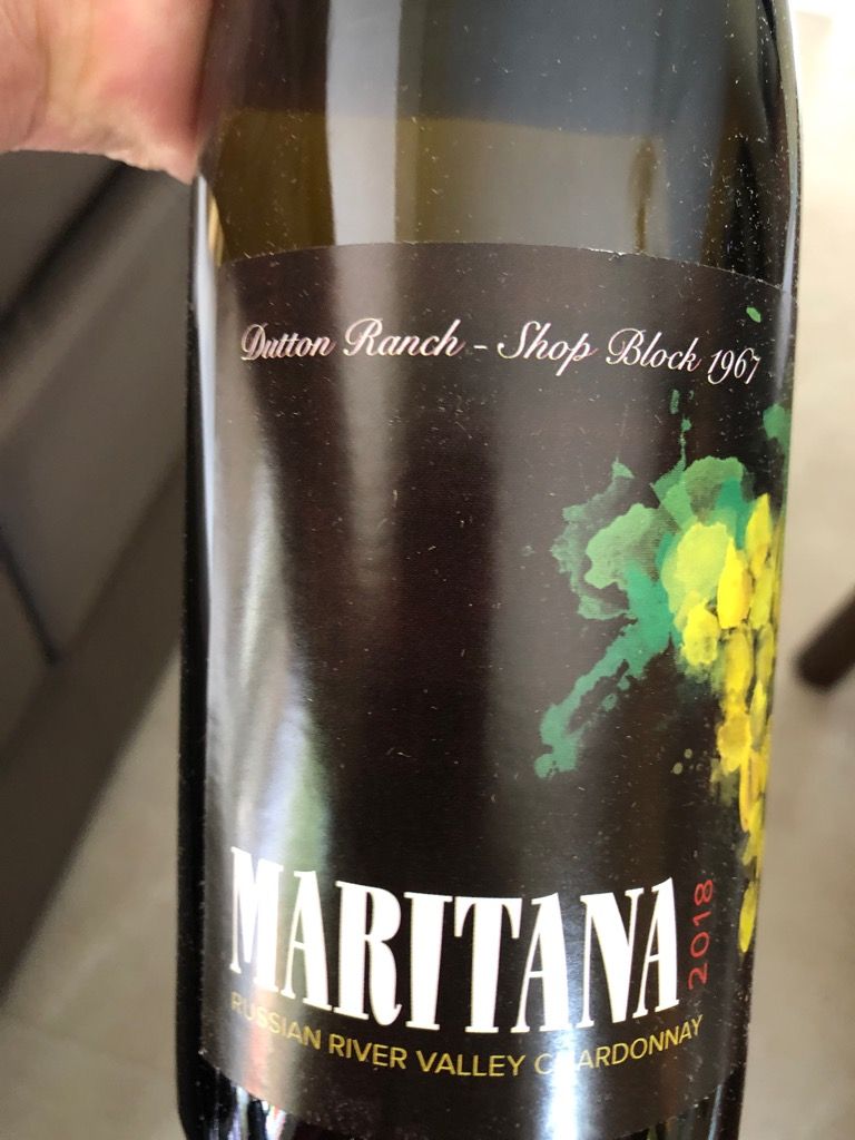2021 Maritana Chardonnay Dutton Ranch - Shop Block 1967, USA ...