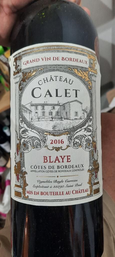 2016 Château Calet, France, Bordeaux, Côtes de Blaye - CellarTracker