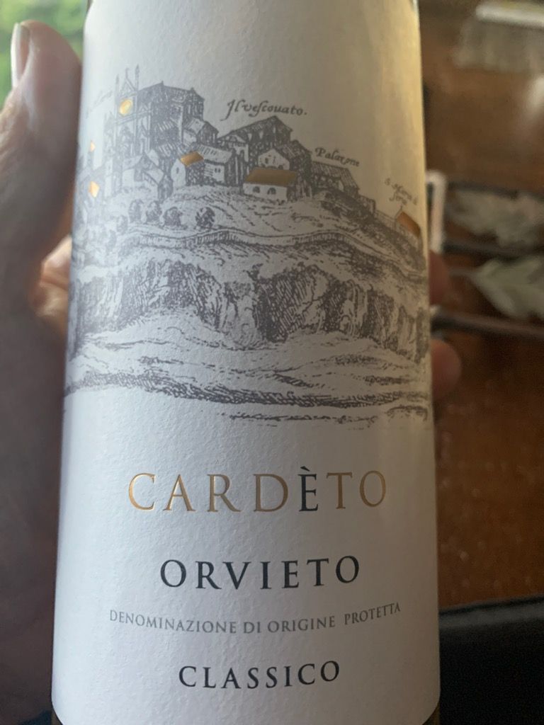 2018 Cardeto Orvieto Classico, Italy, Umbria/Lazio, Orvieto, Orvieto ...