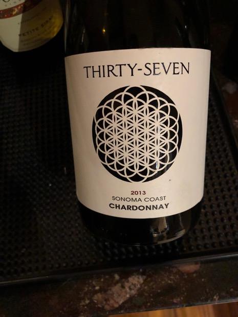 2011 Thirty-Seven Winery Chardonnay, USA, California, Sonoma County ...