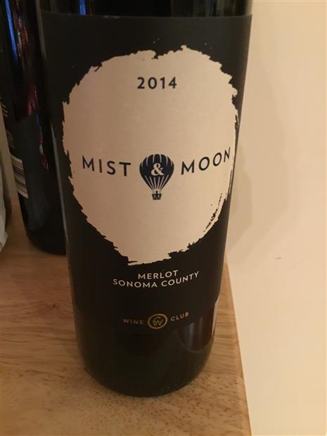 2014 Mist & Moon Merlot, USA, California, Sonoma County - CellarTracker