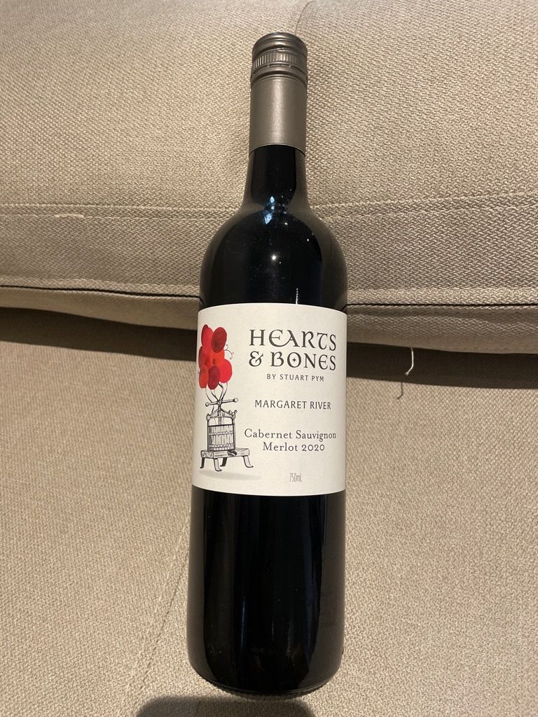 2020 Hearts and Bones Cabernet Sauvignon Merlot, Australia, Western Australia, South West ...