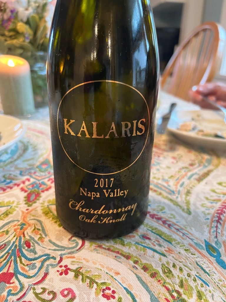 2017 Kalaris Chardonnay, USA, California, Napa Valley - CellarTracker