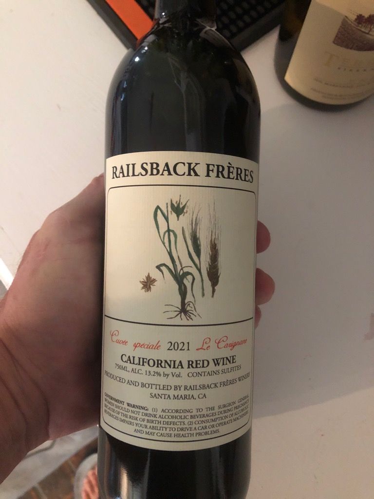 2021 Railsback Frères Cuvée Spéciale "Cuvée Le Carignane", USA ...