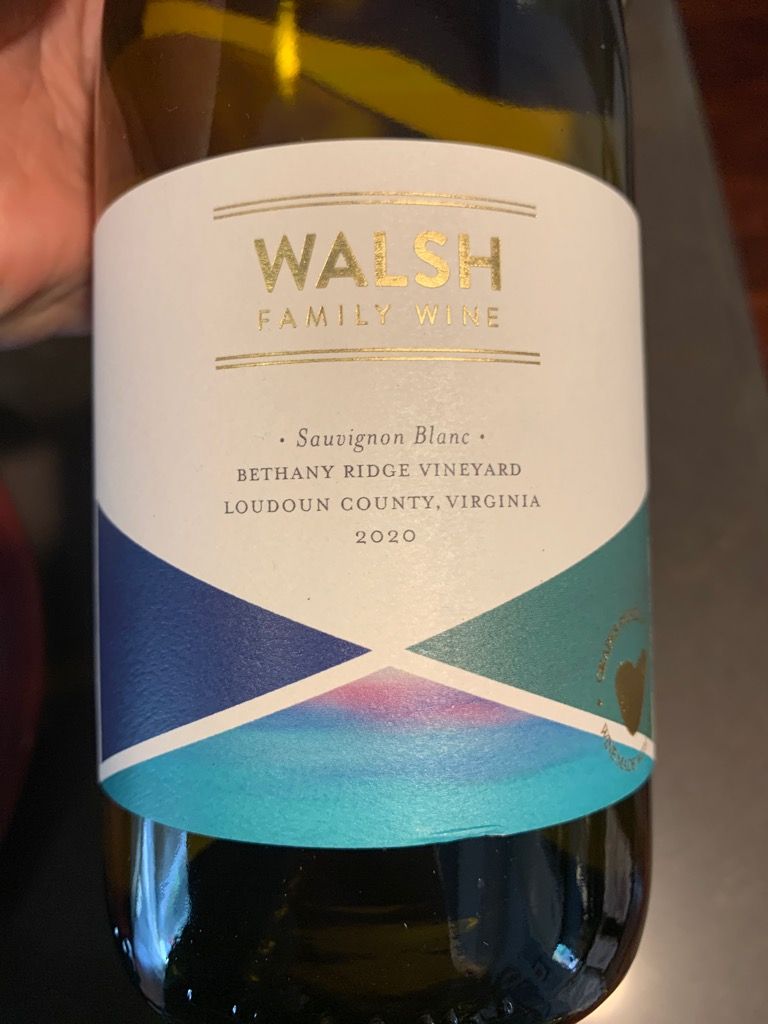 2020 Walsh Family Wine Sauvignon Blanc Bethany Ridge, USA, Virginia ...