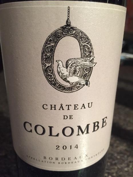 2014 Château de Colombe Bordeaux, France, Bordeaux - CellarTracker