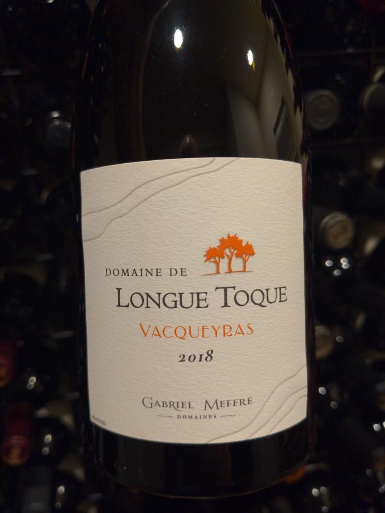 2018 Domaine de Longue Toque Vacqueyras, France, Rhône, Southern Rhône ...