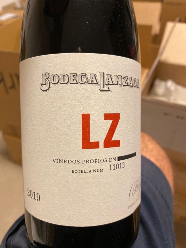 2019 Bodegas Lanzaga Rioja LZ, Spain, La Rioja, Rioja - CellarTracker