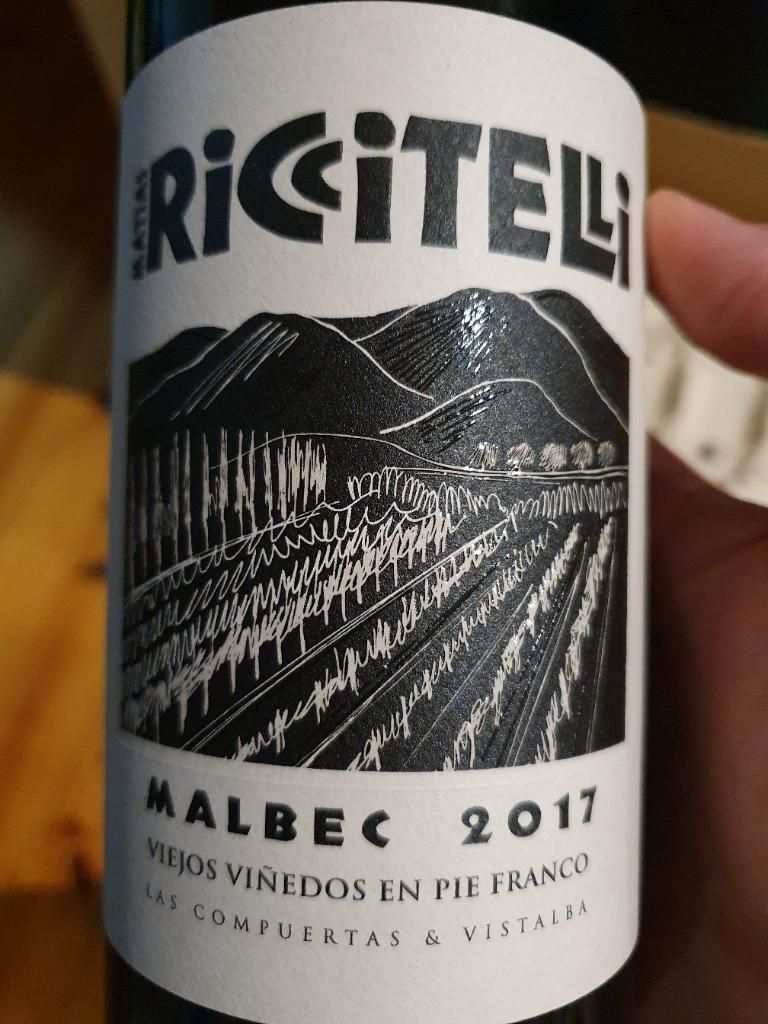 2016 Matías Riccitelli Malbec Viejos Viñedos En Pie Franco, Argentina ...