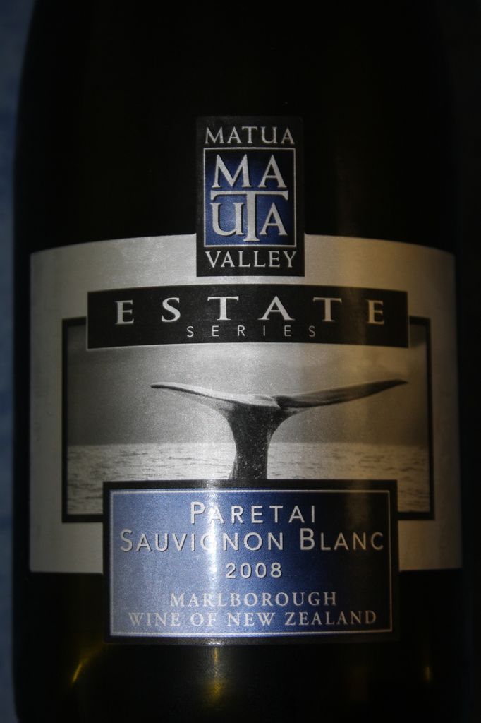 2008 Matua Sauvignon Blanc Paretai Estate Series, New Zealand, South ...