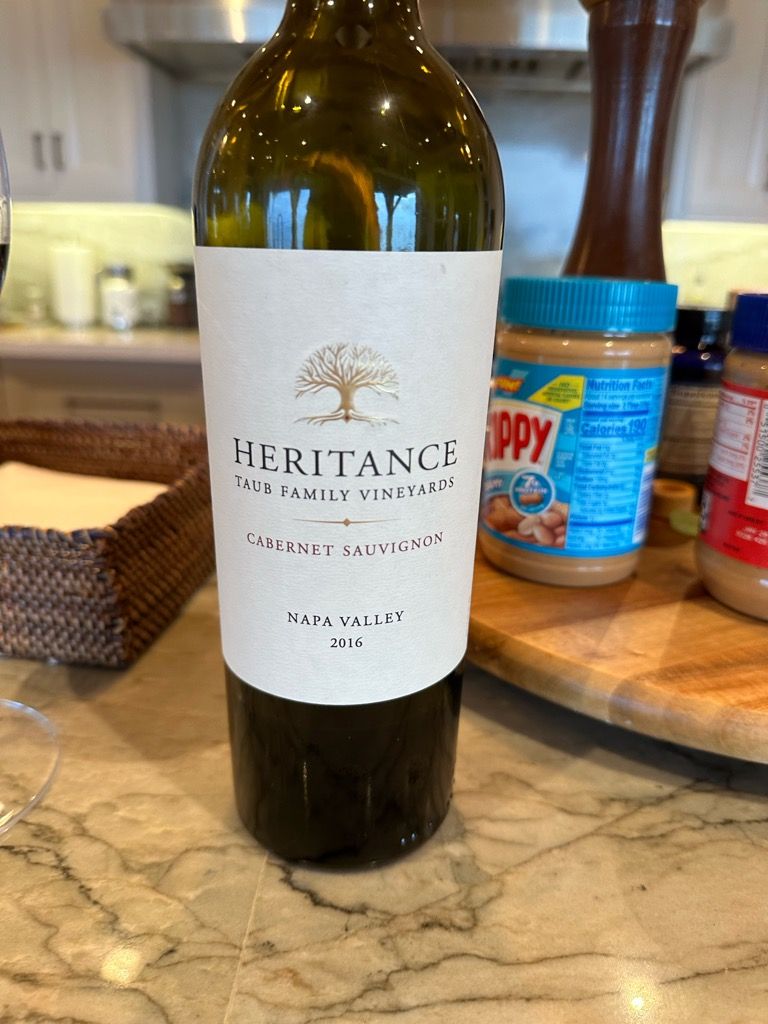 2016 Heritance Cabernet Sauvignon Rutherford, USA, California, Napa ...