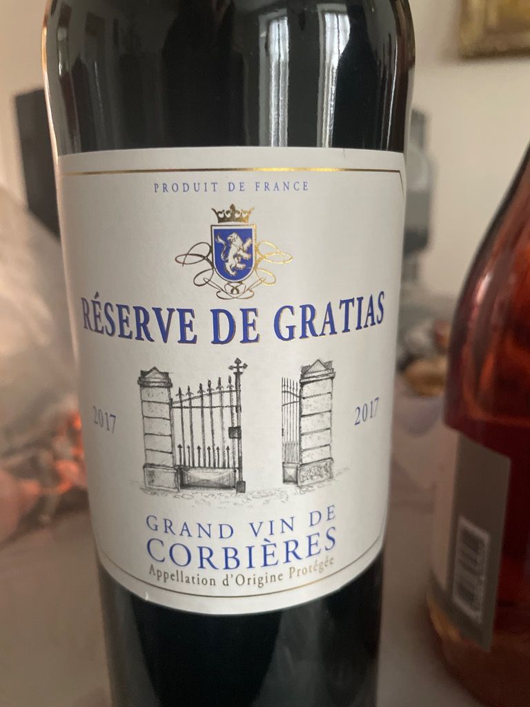 2020 Réserve de Gratias Corbières, France, Languedoc Roussillon ...