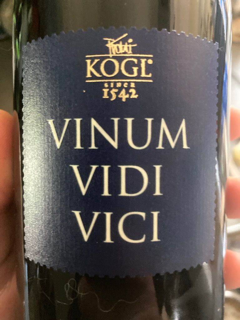 2019 Kogl Vinum Vidi Vici, Slovenia, Podravje - CellarTracker