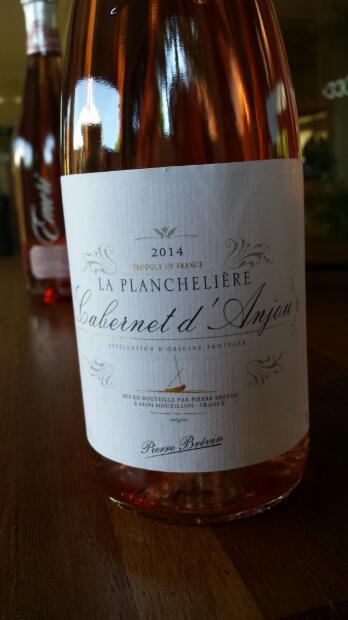 2014 Pierre Brevin Cabernet d'Anjou La Plancheliere, France, Loire ...