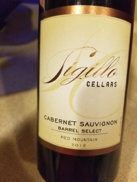 2020 Sigillo Cellars Cabernet Sauvignon Barrel Select, USA, Washington ...