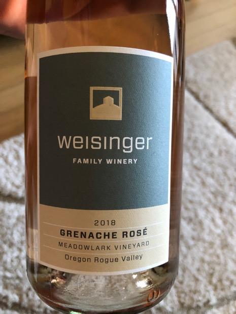 2024 Weisinger Family Winery Grenache Rosé Meadowlark Vineyard, USA ...