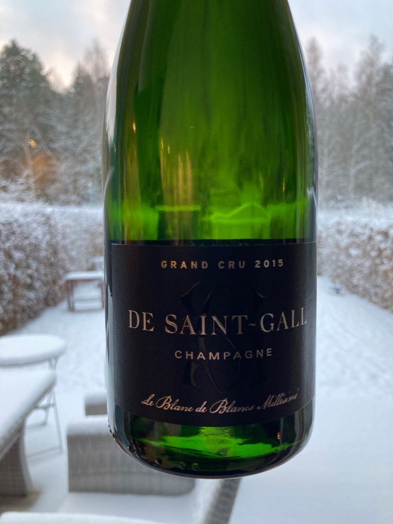 2015 De Saint Gall Champagne Grand Cru Blanc de Blancs Brut, France ...