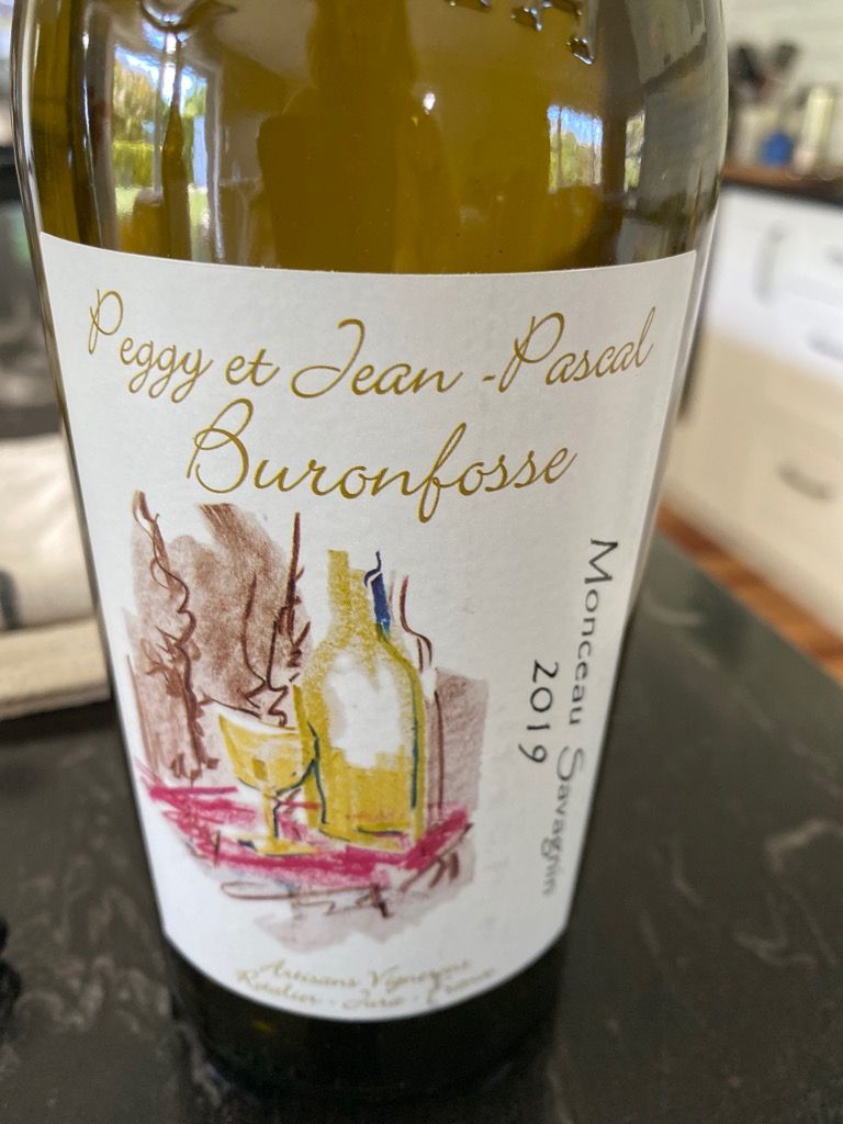 2020 Peggy et Jean Pascal Buronfosse Côtes du Jura Sous le Monceau ...
