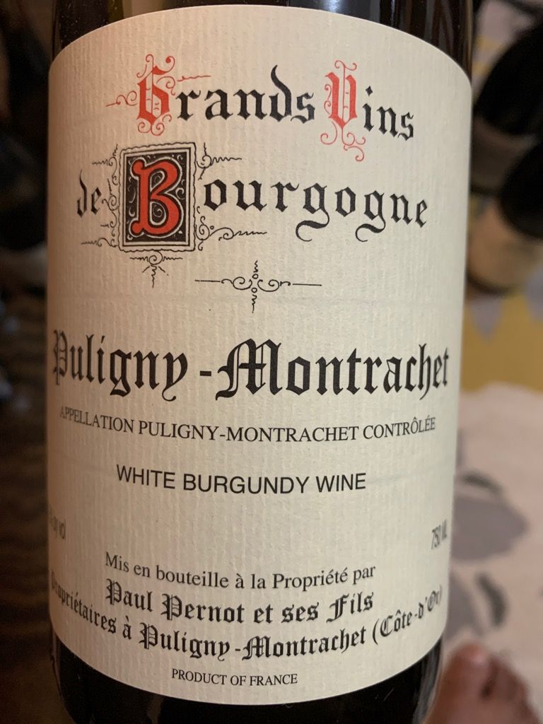 2018 Paul Pernot et ses Fils Puligny-Montrachet 1er Cru Les Pucelles ...
