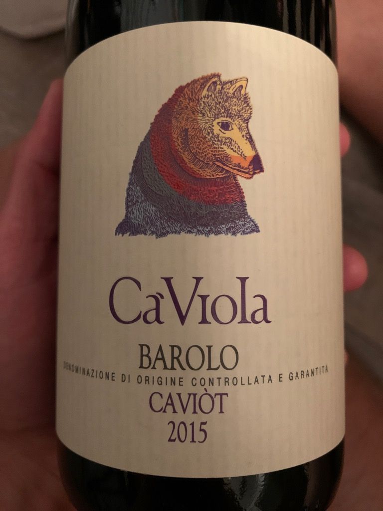 2015 Ca' Viola Barolo Caviòt, Italy, Piedmont, Langhe, Barolo ...