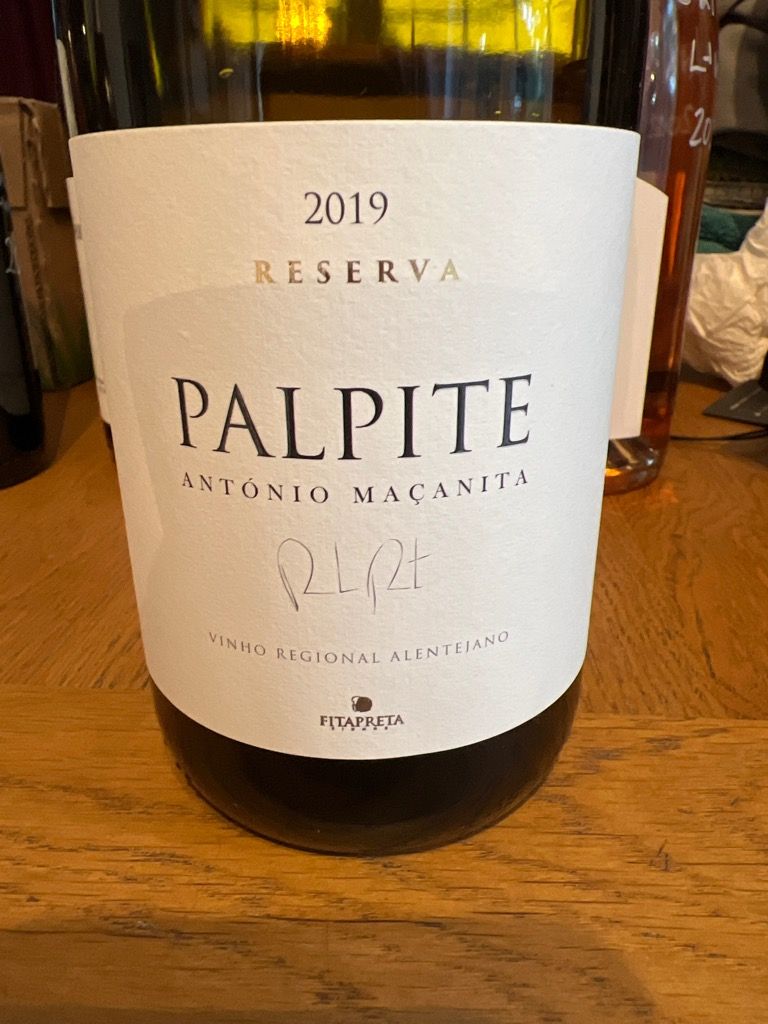 2019 FitaPreta Vinho Regional Alentejano Palpite Reserva Branco ...