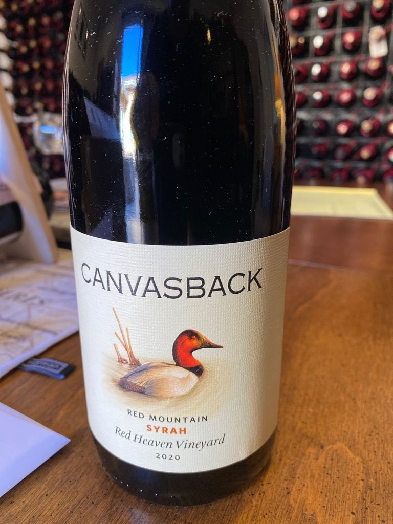 2020 Canvasback Syrah Red Heaven Vineyard, USA, Washington, Columbia ...