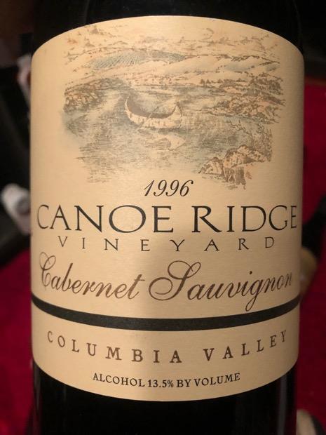 1997 Canoe Ridge Cabernet Sauvignon, USA, Washington, Columbia Valley ...