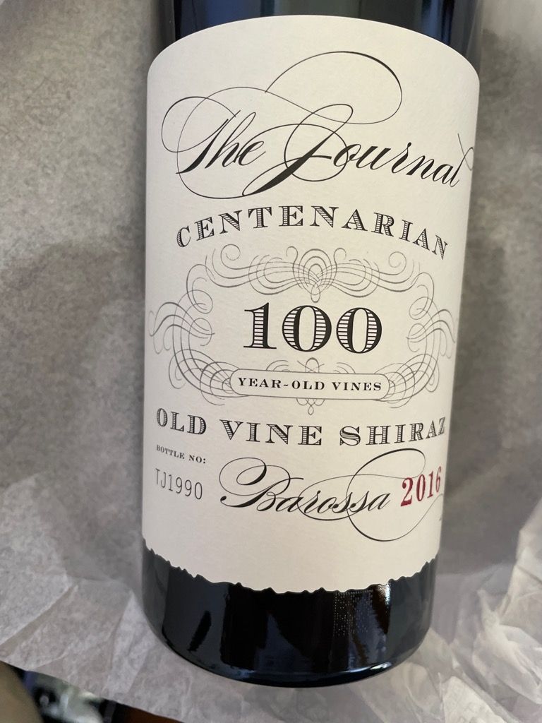 2016 Saltram Shiraz The Journal Centenarian Old Vine, Australia, South ...